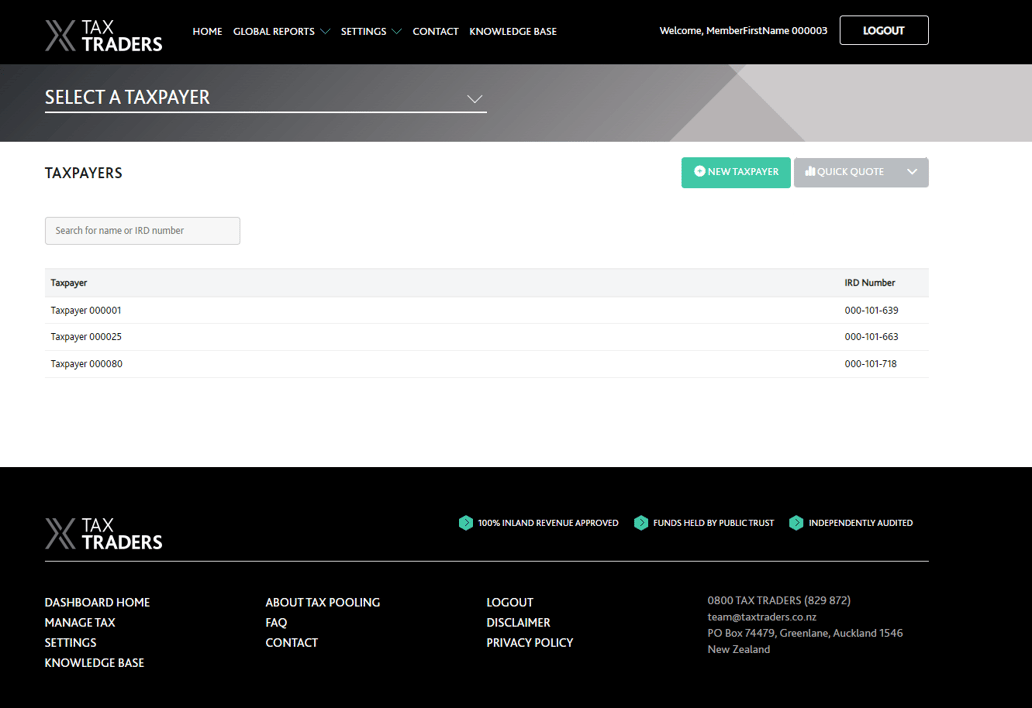 How to use our Quick Quote tool