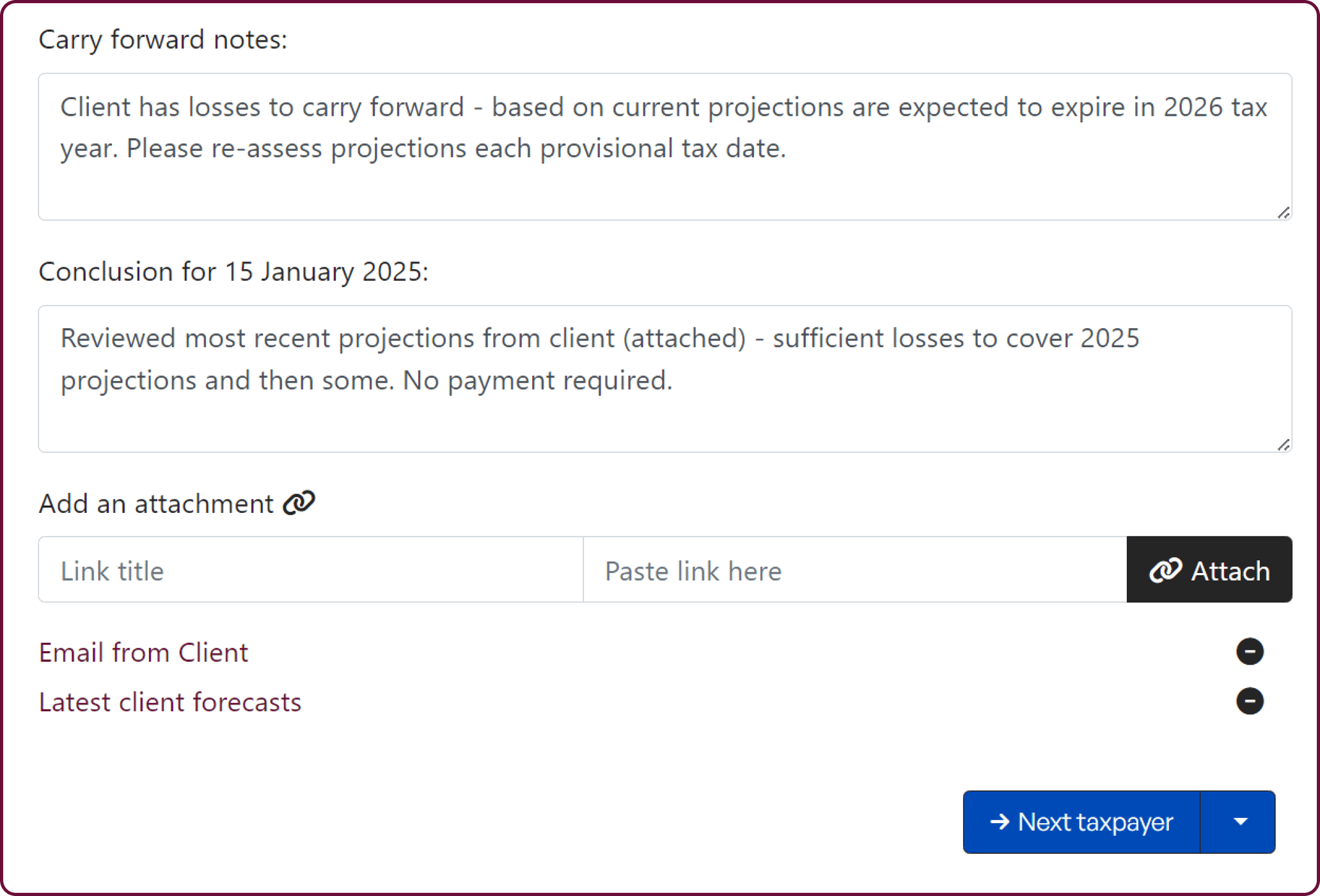 Checking your notices